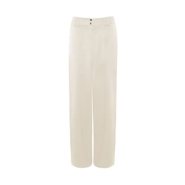VESTIAIRE D'UN OISEAU LIBRE Low Waist Trousers - White