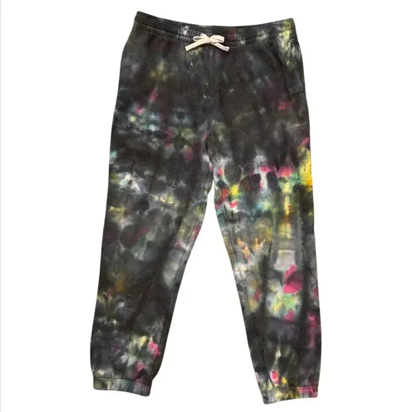 ROY G. Oil Spill Fleece Sweatpant - Black