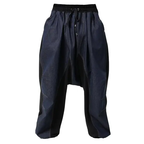 METAMORPHOZA Denim Harem Pants - Blue
