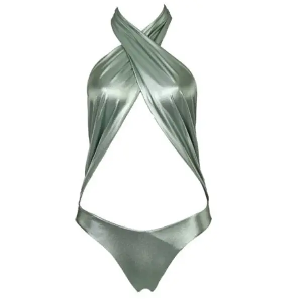 ROOM 24 Carol One Piece Metallic Mint - Green