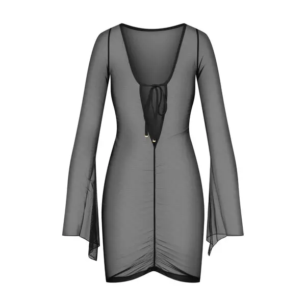 PROMEES Felisa Mesh Dress - Black