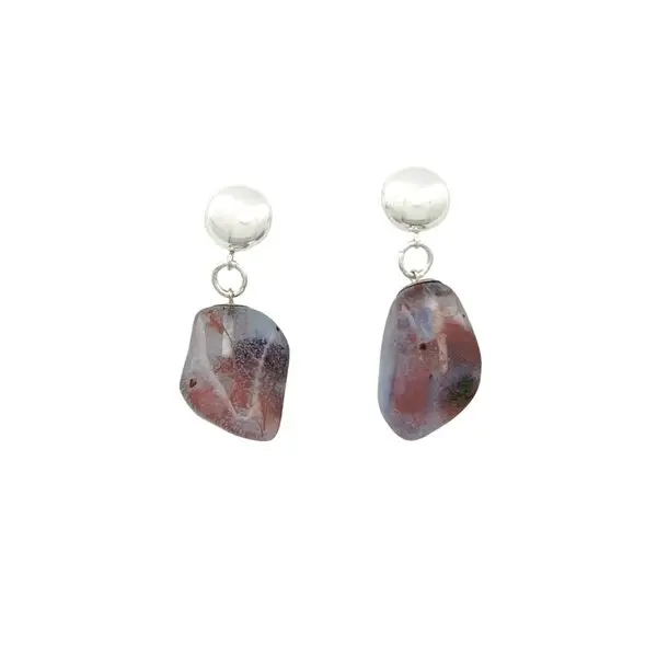 BIO-TRIMMINGS Sherrington Earrings Midnight - Silver