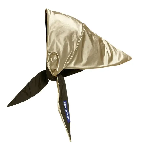 YORSTRULY Dual Shine Scarf Hood - Gold