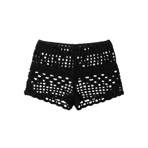 GUNES SWIM Miniq Crochet Shorts - Black