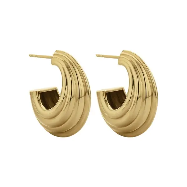 ZOË & MORGAN Solina Hoop Earrings - Gold