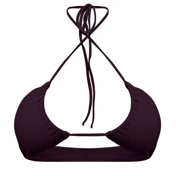 MIHARO Aaliyah Bikini Top - Brown