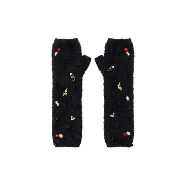 ADIBA Ternal Amour Charm Gloves - Black