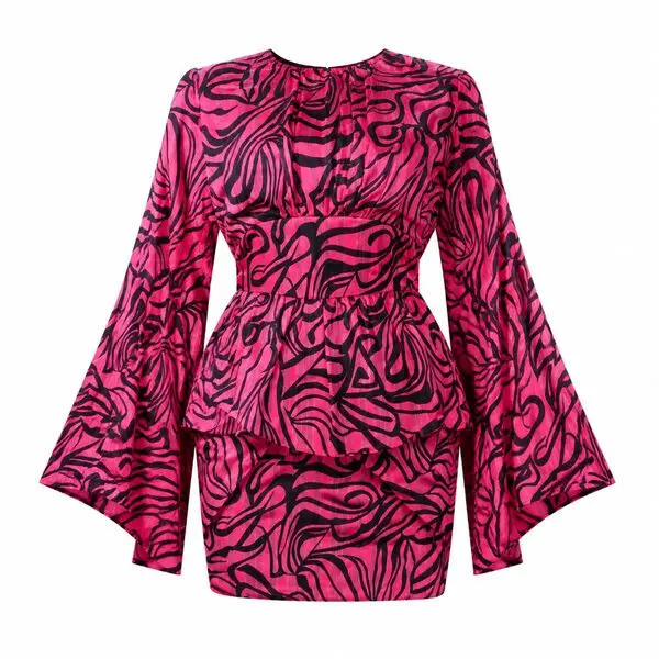 FREAK VAULT Zarae Wave Mini Dress
