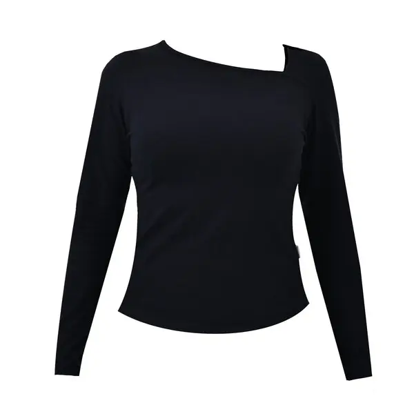 FROCK TALES Avalon Asymmetric Top - Black