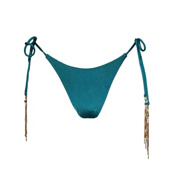 MARQUISE SWIM Bikini Bottom Ysoré Bottom String Teal - Blue