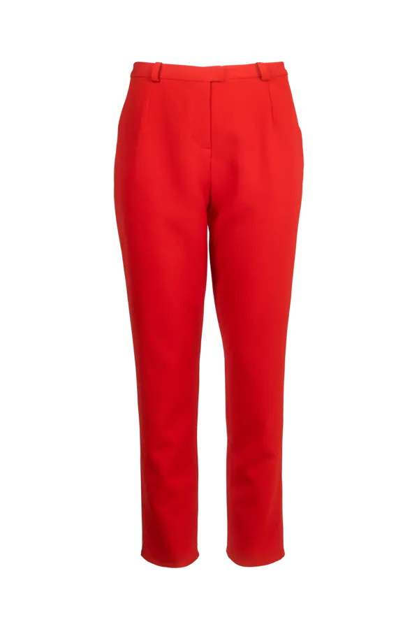 HELENE GALWAS Filoa Cotton Trousers - Red