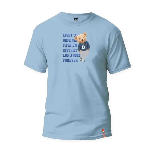 EIGHT X Bear Origins Graphic T-shirt - Blue