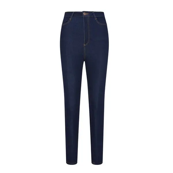 I AM DENIM Above & Beyond Extra Tummy Friendly High Waist Skinny Jeans - Blue