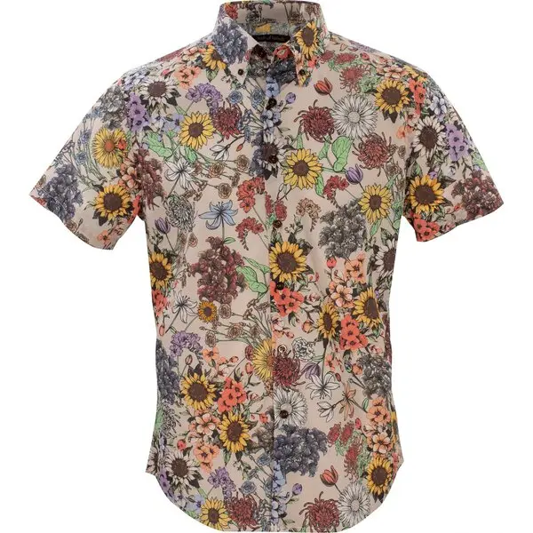 LORDS OF HARLECH Tim Rumspringa Floral Tan - Brown