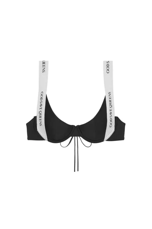 GOD SAVE QUEENS Carrara Top - Black