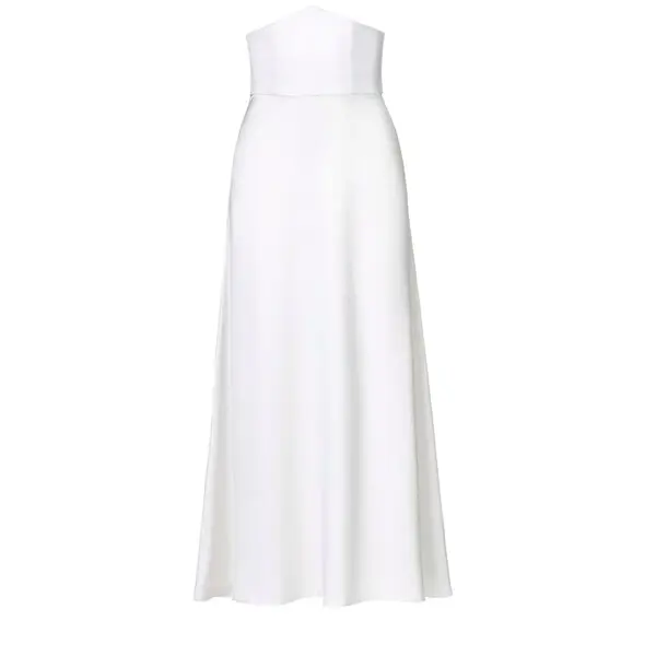 VESTIAIRE D'UN OISEAU LIBRE Corset Silk Skirt