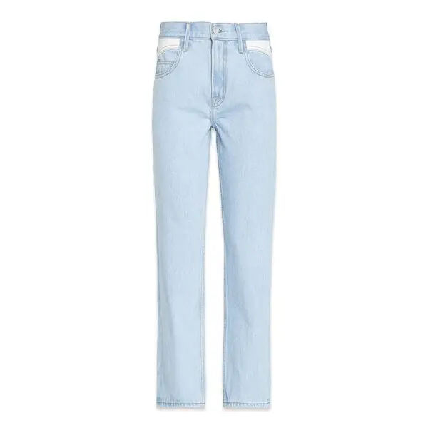 NOEND Elena Relaxed Tapered Jeans In Miami - Blue