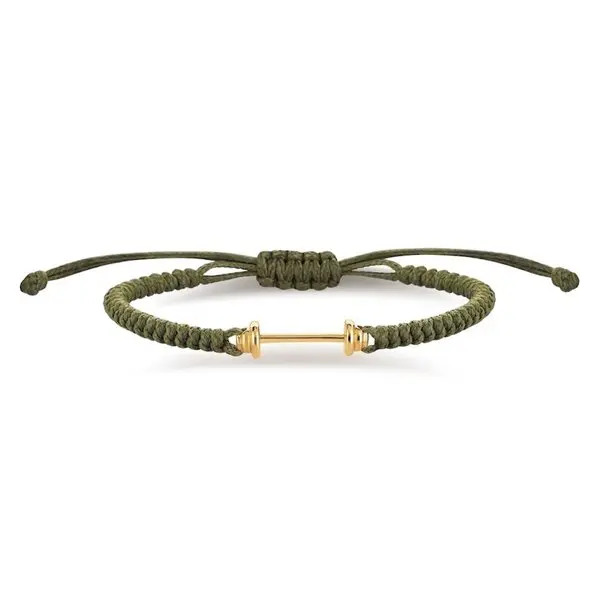 REIS JEWELLERY Dumbell Rope Bracelet - Gold