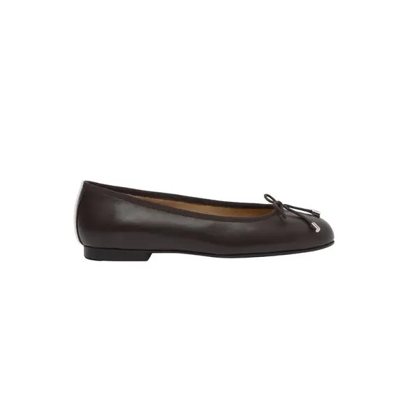 CARNEVALE Emilia Chocolate Ballet Flats - Brown