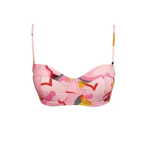 JESSIE ZHAO NEW YORK Aurora Bloom Underwire Bikini Top - Pink
