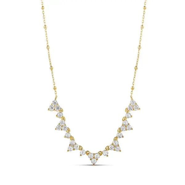 SHYMI Center Cluster Necklace - Gold