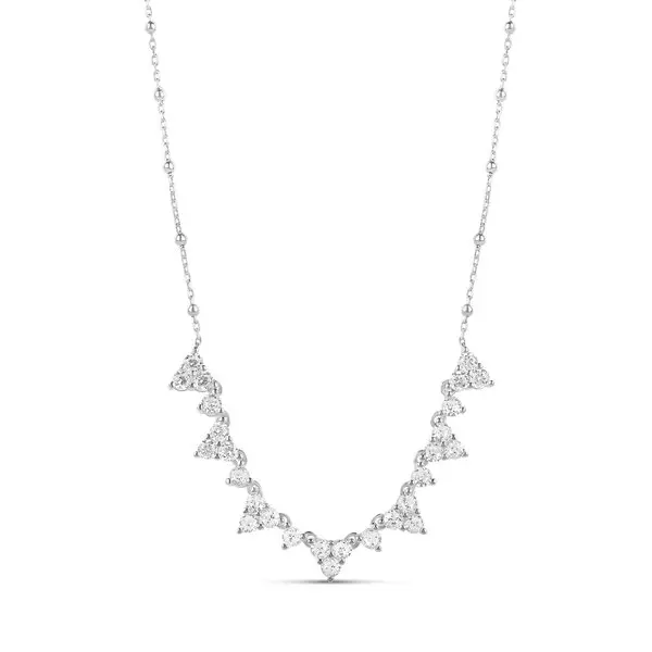 SHYMI Center Cluster Necklace - Silver