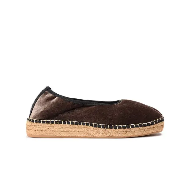 NAGUISA Espadrilles Allium Dark Velvet - Brown