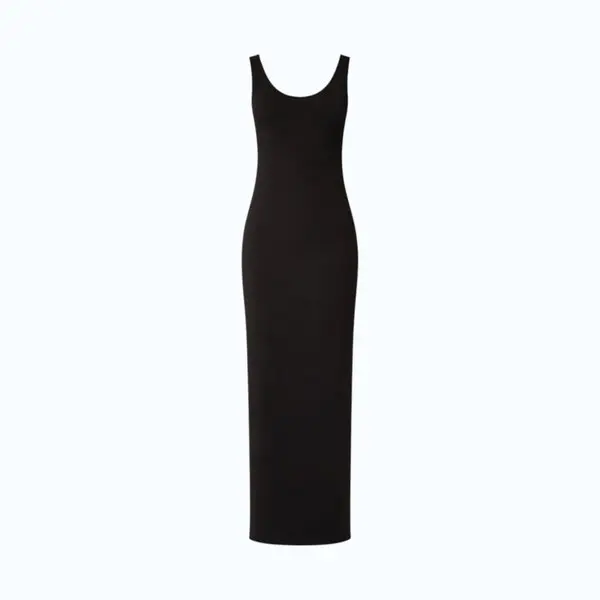 SUN CULTURE Side Fringe Dress - Black
