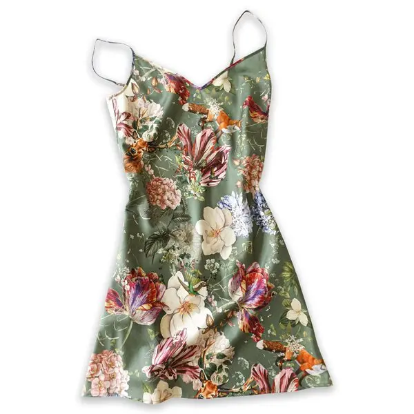 DECOFLUX HOME Night Dress Magic Garden Moss - Green
