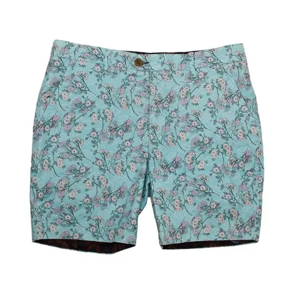 LORDS OF HARLECH John Blossom Canvas Aqua - Blue