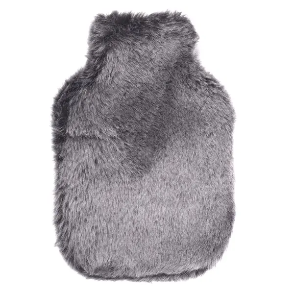 OWEN BARRY Sheepskin Hot Water Bottle Cover Graphito - Grey