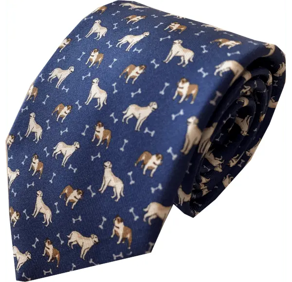 LAZYJACK PRESS Hair Of The Dog Tie - Blue