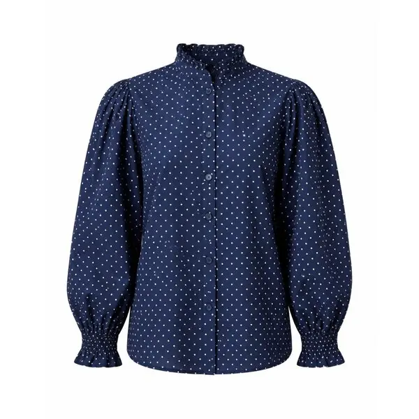 Mind Traveler Nina Navy Blouse - Blue