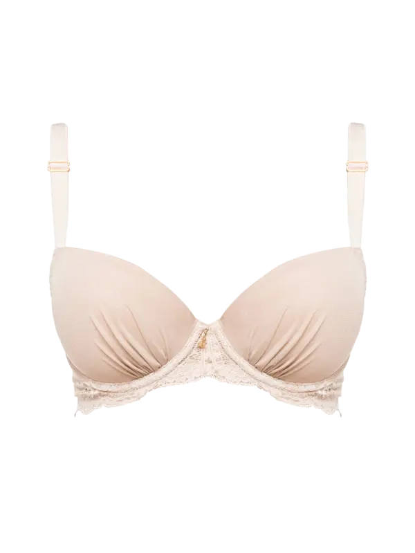 BONBON LINGERIE Neutrals Angelina Push-up Bra Nude - Brown