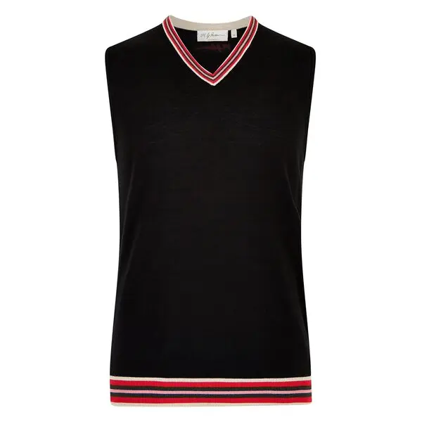 MG RIVERS Extrafine Merino Tank Top - Black