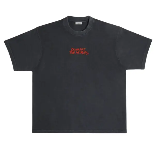 DONT EAT THE HOMIES Adopt Dont Shop Tee - Black