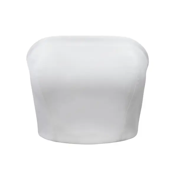 RIVIERA SOIRÉE Olivia Satin Strapless Top - White