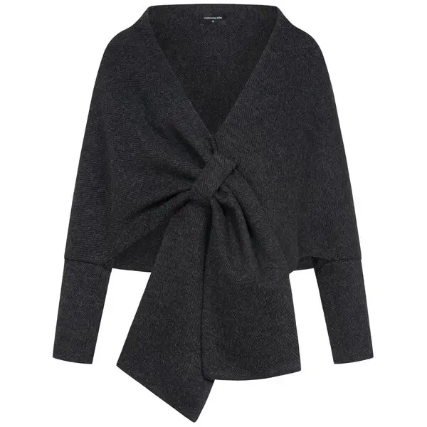 MARIANNA DÉRI Cape Jacket Anthracite - Black