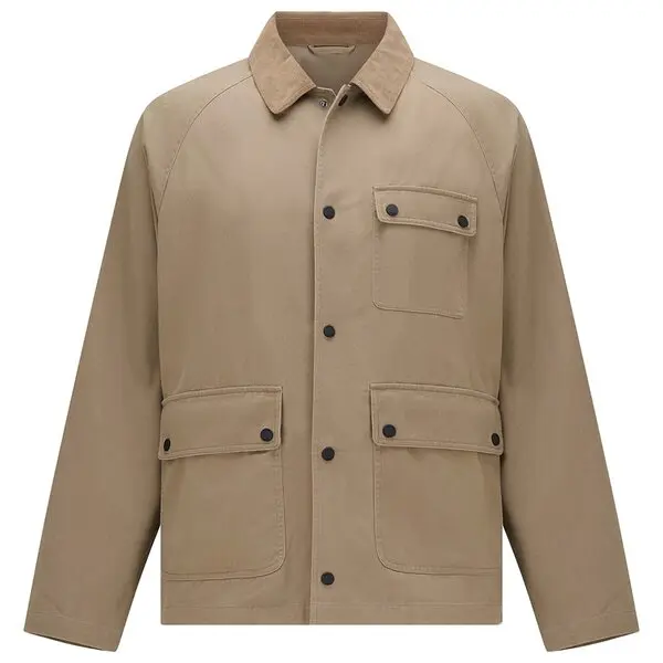GUARDS LONDON Ernest Cotton Utility Jacket Mid - Brown