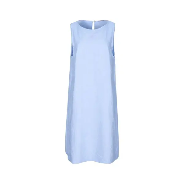 OH!ZUZA NIGHT&DAY Echo Viscose Midi Dress With Pockets Light - Blue