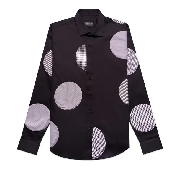 EIGHT X Sciarra Artisan Edition Button Down Shirt - Black