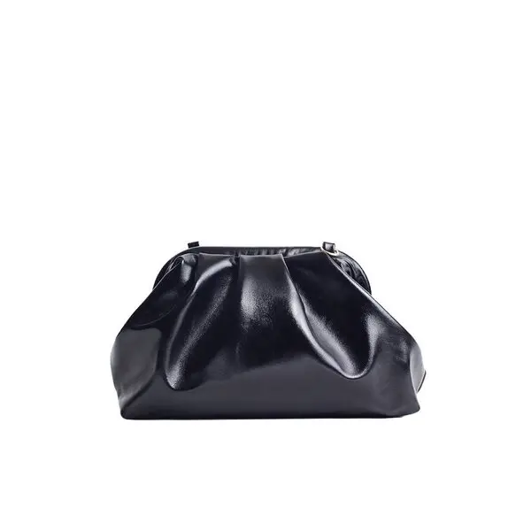 SJW BAGS LONDON Greville Metallic Clutch Bags - Black