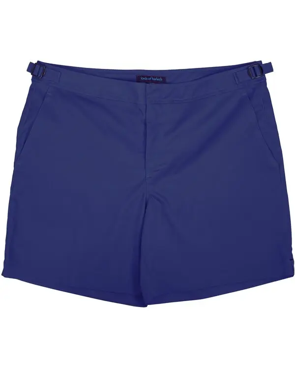 LORDS OF HARLECH Pool Oxford Swim Short Navy - Blue