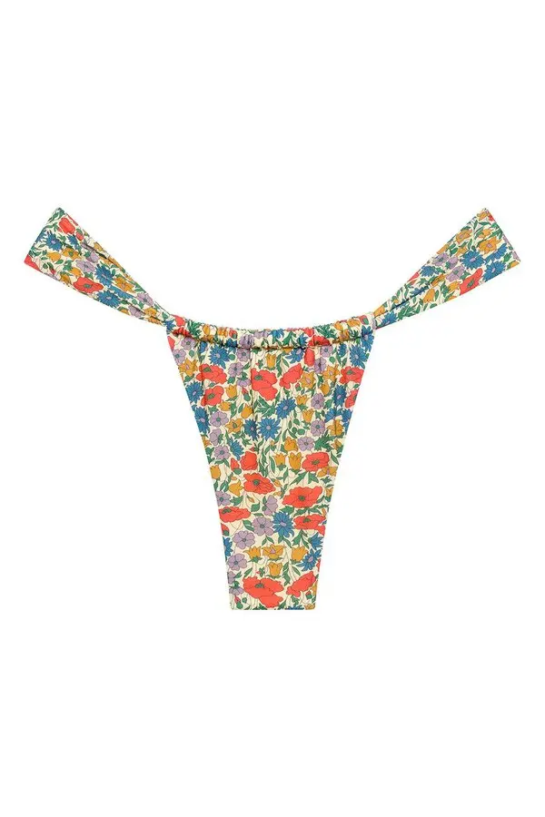 MONTCE Florencia Floral Sandra Bikini Bottom - Brown