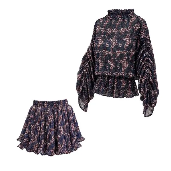 MOHALA GREY Kahe Shorts Set