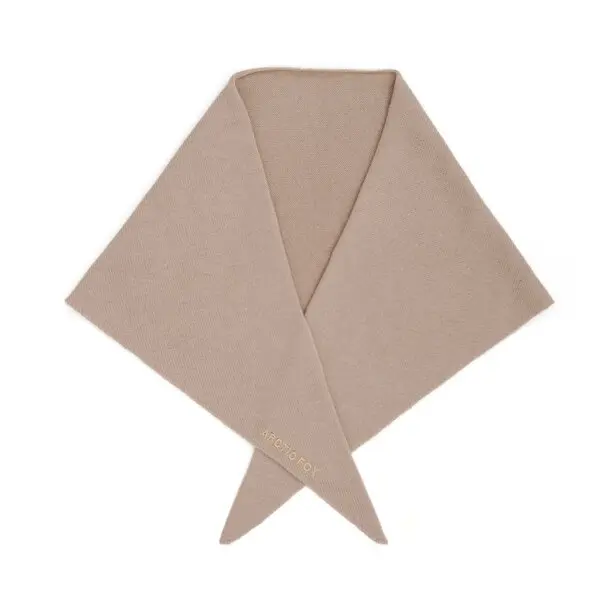 ARCTIC FOX & CO. Neutrals Merino Wool Triangle Scarf Soft Taupe - Brown