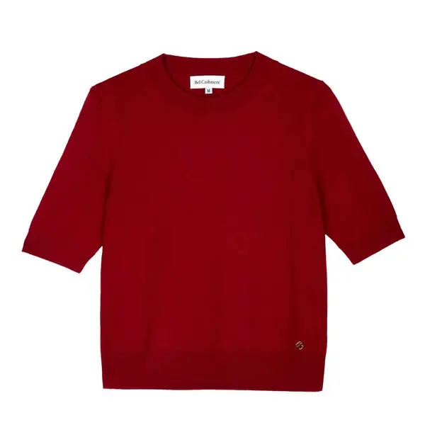 BEL CASHMERE Roma Cashmere Sweater Burgundy - Red