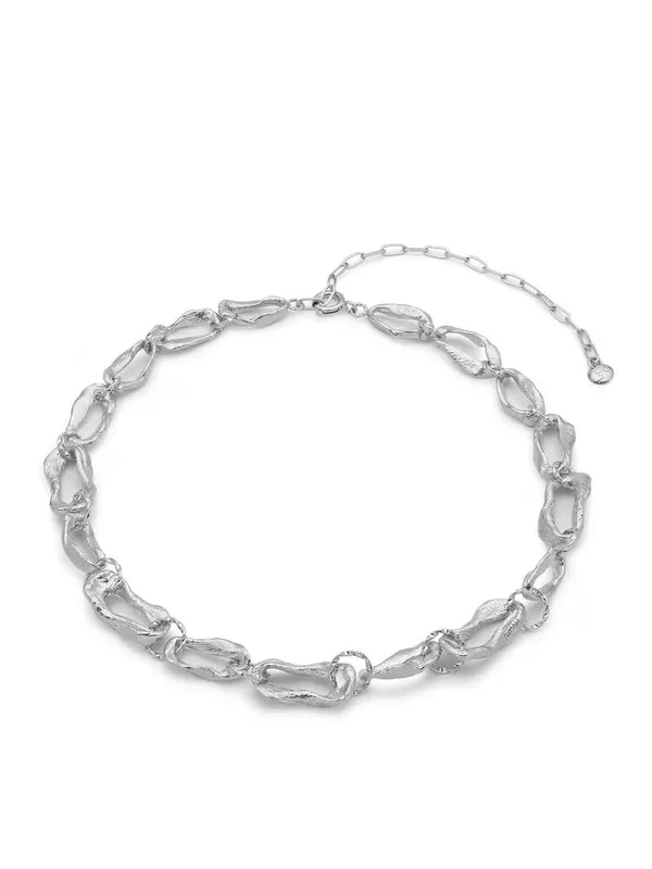 EVA REMENYI Vacation Chain Choker Necklace - Silver