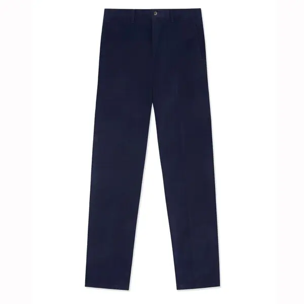 GRESHAM BLAKE Navy Cotton Stretch Chino - Blue