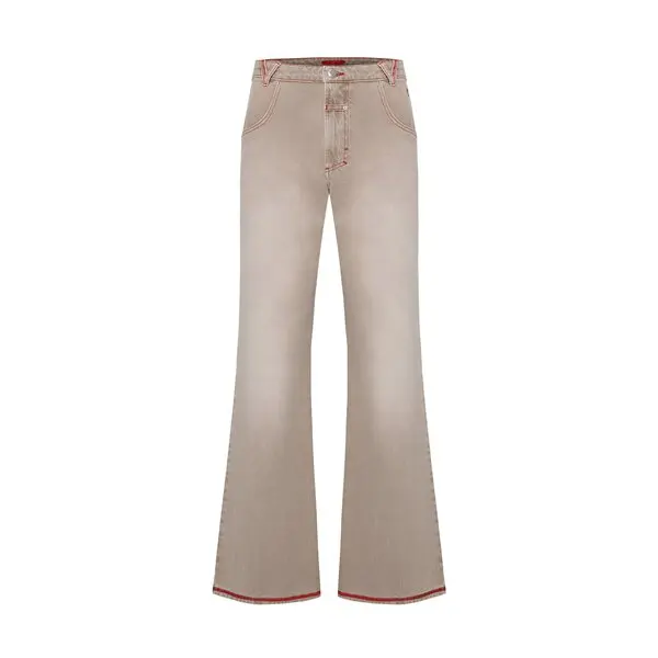 PCFG Neutrals Pure Cotton Faded Denim Pant Moon Rock - Blue